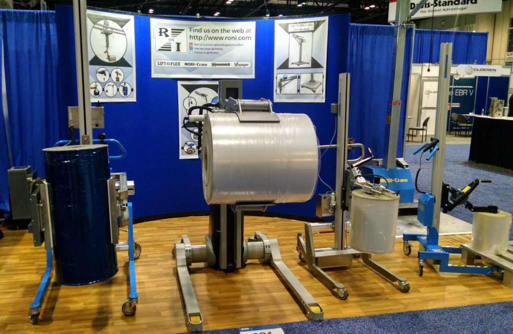 ICE 2017 - Roll handling equipment, roll lifting equipment, drum ...